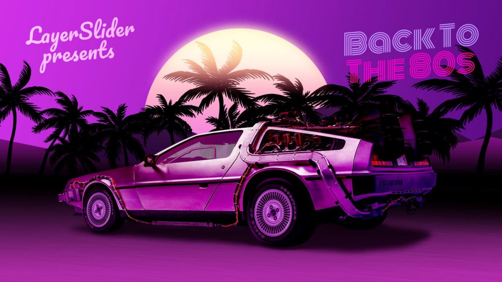 Back To The 80s | LayerSlider Premium Slider Template