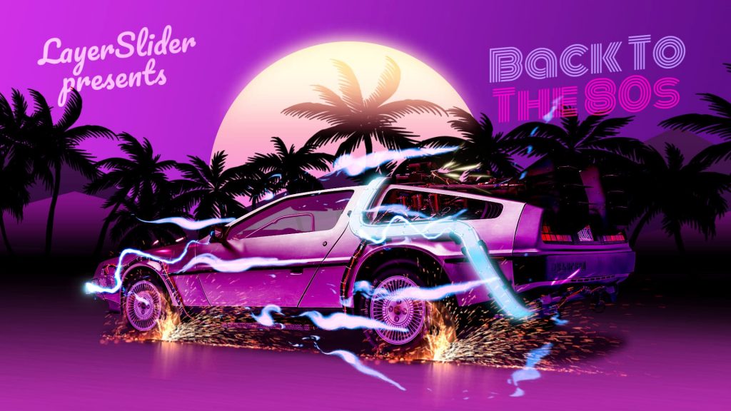 Back To The 80s | LayerSlider Premium Slider Template